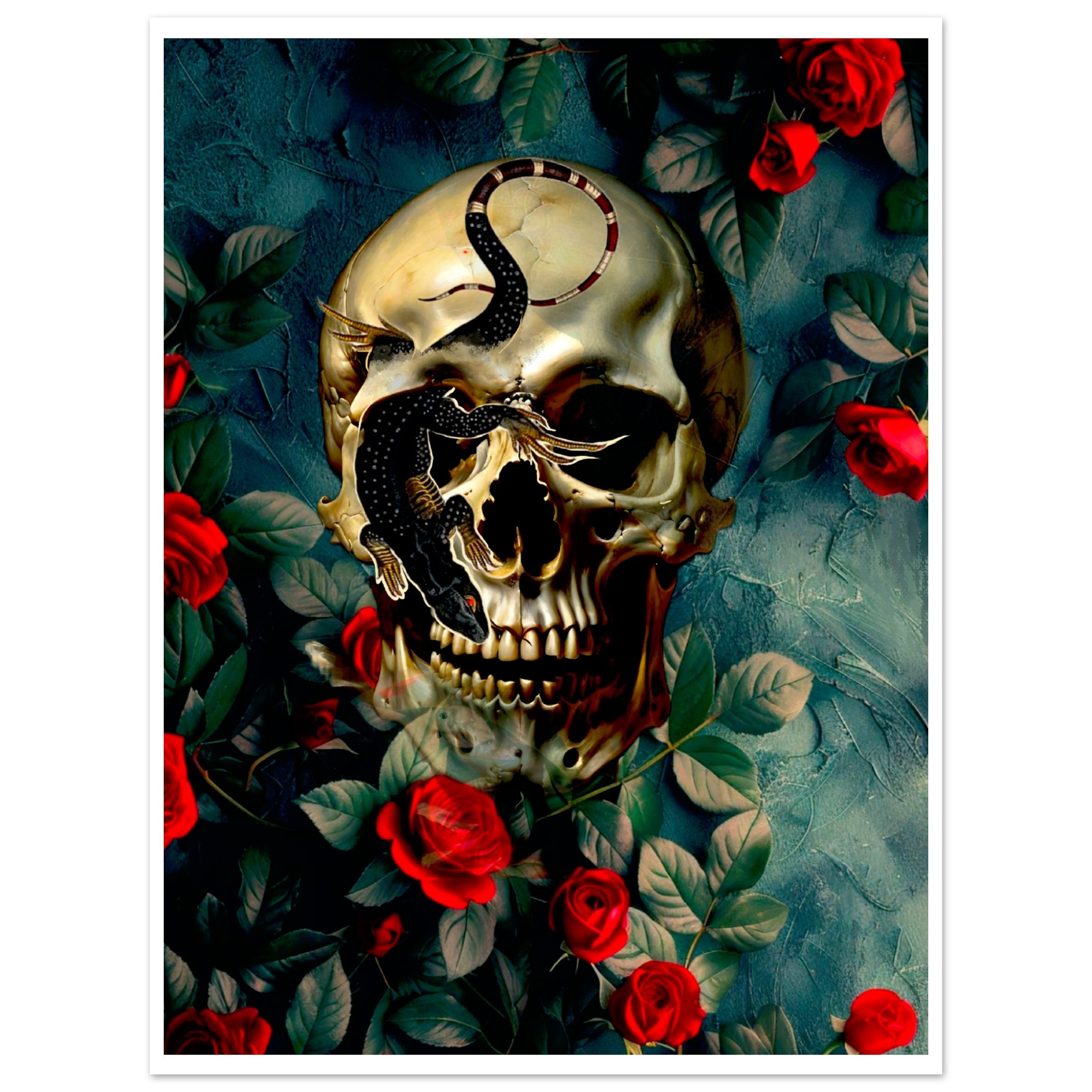 Eternal Silence – Intricate Skull Art | Creative Mind Art Studio